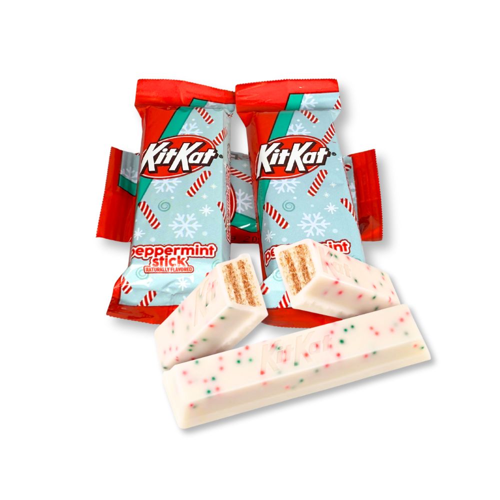 KitKat Peppermint Stick Flavored Wafer Candy Bars – Snack Size – Bulk ...
