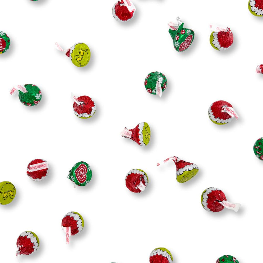 Hershey's Kisses Milk Chocolate Grinch - Bulk Value Bag – Candy In Bulk