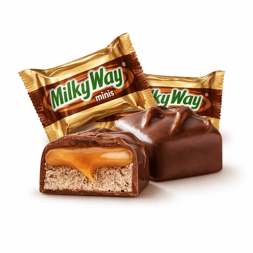 Milky Way Mini Bars Milk Chocolate Candy – Bulk Value Bag – Candy In Bulk