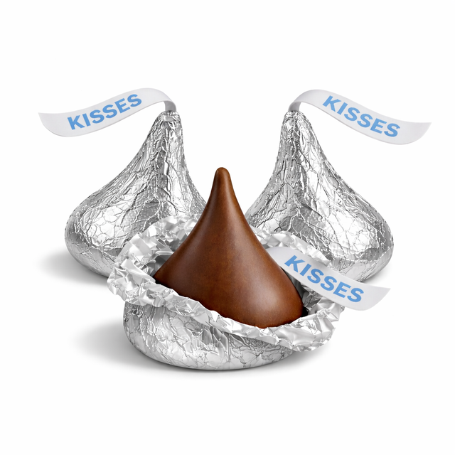Hershey's Kisses Milk Chocolate – Silver Foils – Bulk Value Bag – Candy ...