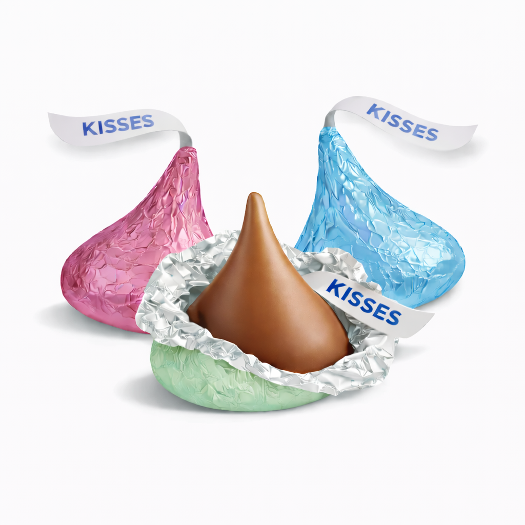 Hershey's Kisses Milk Chocolate – Easter Foils – Bulk Value Bag – Candy ...
