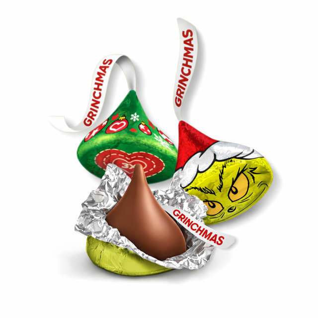 Hershey's Kisses Milk Chocolate Grinch - Bulk Value Bag – Candy In Bulk