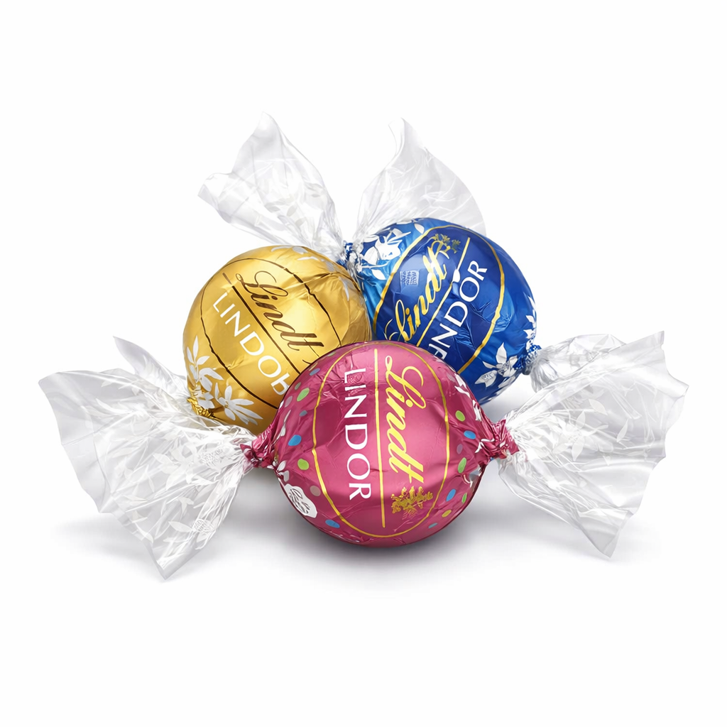 Lindt Lindor Assorted White Chocolate Truffles – Bulk Value Bag – Candy ...