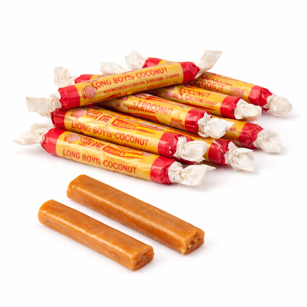 Atkinson's Coconut Long Boys Candy – Bulk Value Bag – Candy In Bulk