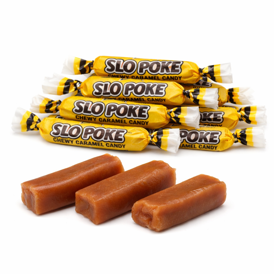 Atkinson's Slo Poke Caramel Candy – Bulk Value Bag – Candy In Bulk